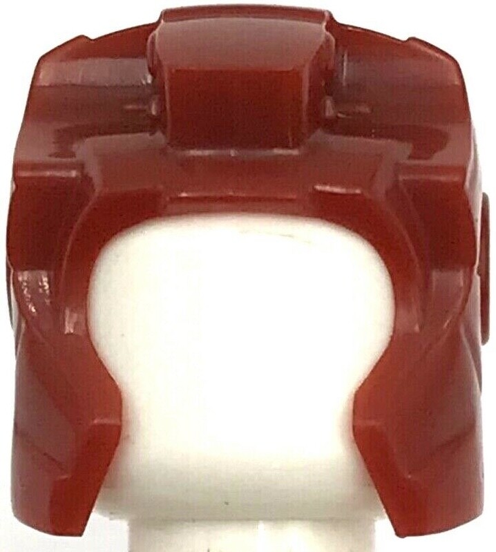 Lego New Dark Red Minifigure Headgear Helmet Space with Open Face and ...