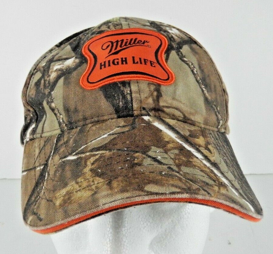 Miller High Life Camouflage Camo Cap Hat Snapback K-P… - Gem