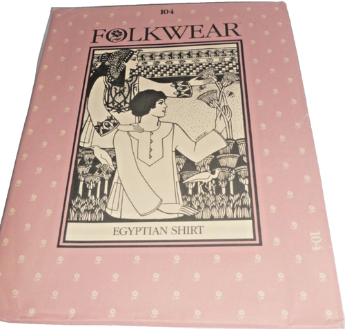 Folkwear Egyptian Ethnic Shirt Galabia Robe Costume Sewing Pattern 6-16 ...