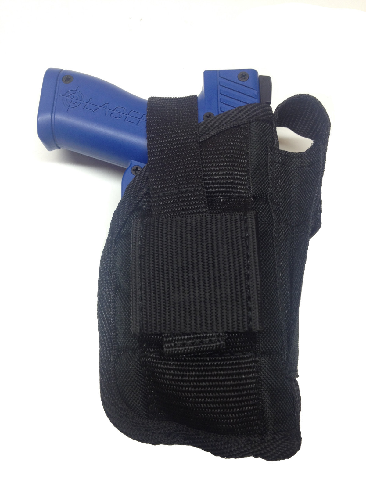 gun-holster-fits-walther-p22-3-4-barrel-with-laser-black-owb-belt