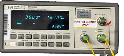 Tested HP 8156A with Option 221 1310/1550nm Optical Attenuator with (3 ...
