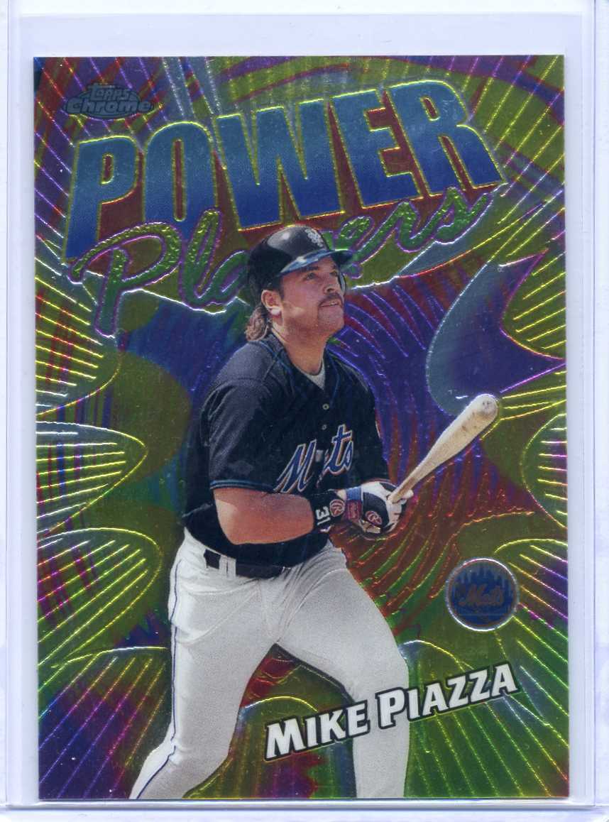 MIKE PIAZZA 2000 Topps Chrome POWER PLAYERS #14 - METS | eBay