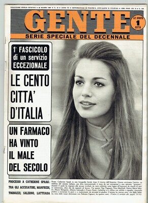 GENTE 1967/12=ZERO MOSTEL=KIRA BESTER=MIREILLE DARC=JEANNE MOREAU=BETSY ...