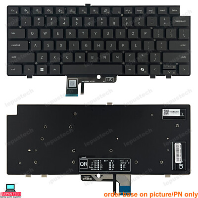 Dell Latitude P126F P174G P175G P176G black backlit US keyboard | eBay