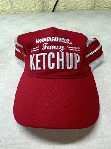 Texas Rangers SGA Whataburger Spicy Ketchup Red Hat Fancy 2 Hats | eBay