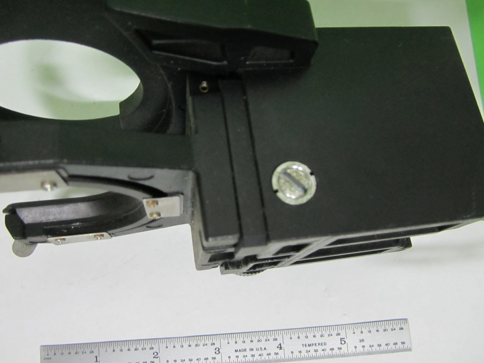 MICROSCOPE PART OLYMPUS OPTICS CONDENSER HOLDER AS IS BIN#64-10 | eBay