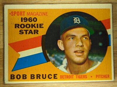 1960 Topps Bob Bruce RC #118 Detroit Tigers MLB Baseball Rookie Card | eBay
