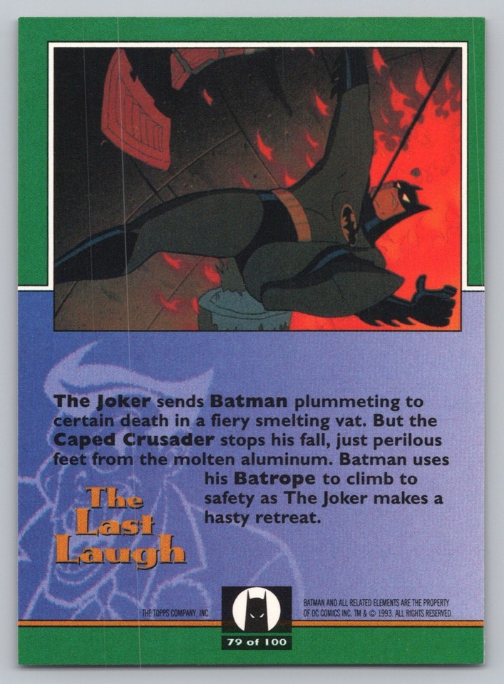 1993 Batman The Animated Series #79 The Last Laugh Scene I | eBay