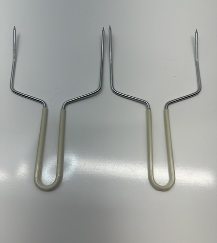 Turkey Poultry Roast Lifting Turning Prong Fork Set Vintage Meat | eBay