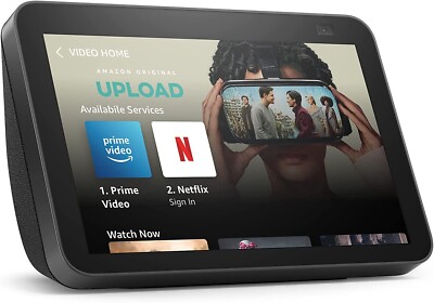 Amazon Echo Show 8 8" HD smart display with Alexa, Charcoal fabric | eBay