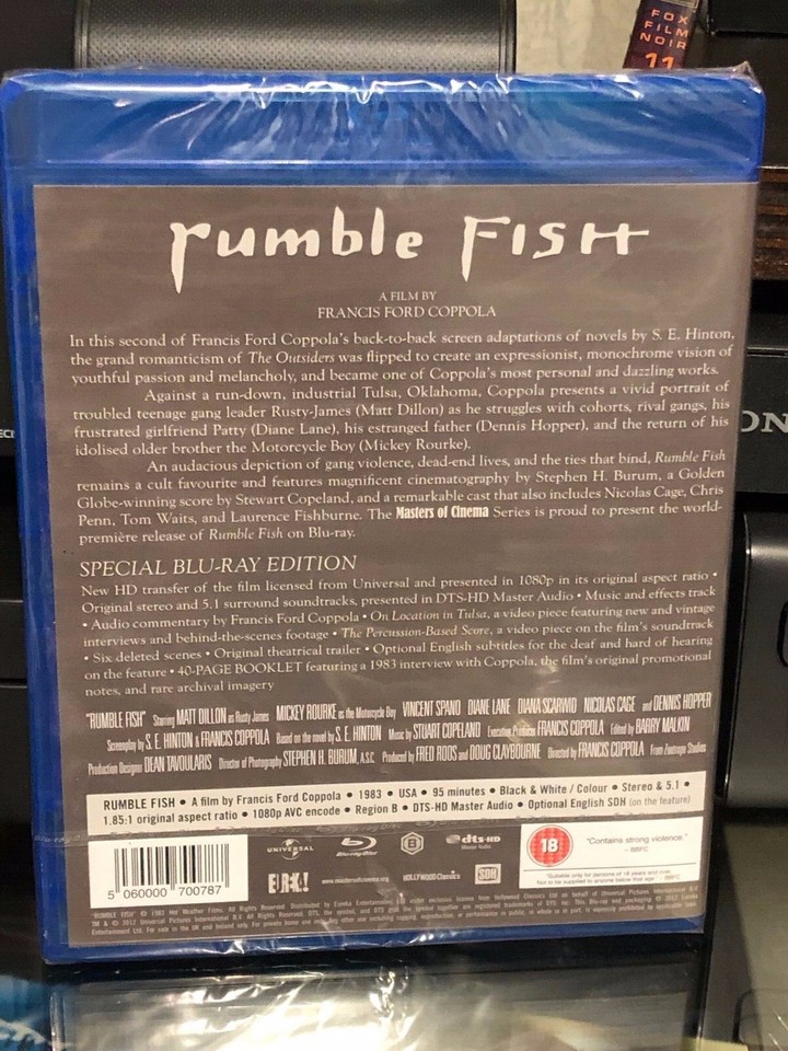 Rumble Fish (DVD) Francis Ford Coppola, Matt Dillon, Mickey Rourke ...