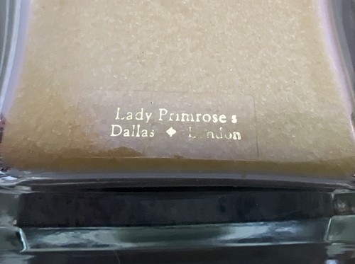 Lady Primrose Necture Bathing Salts Glass Crystal Decanter 30 OZS ...