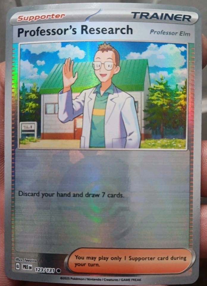 Professor's Research [Professor Elm] (Poke Ball Pattern) 123/131 Sv ...