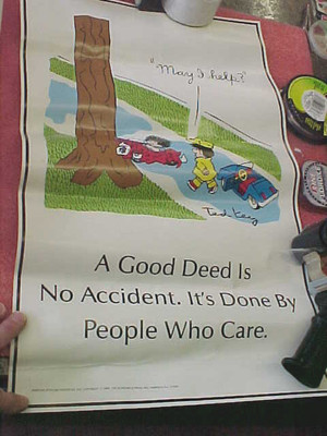 F8 Vintage RARE Ted Key Positive attitude poster 1989 Economics Press ...