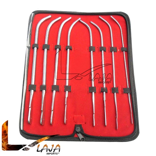 Van Buren Urethral Dilators Sounds, Urethral 8 PCs Kit 8FR to 22 Curved ...