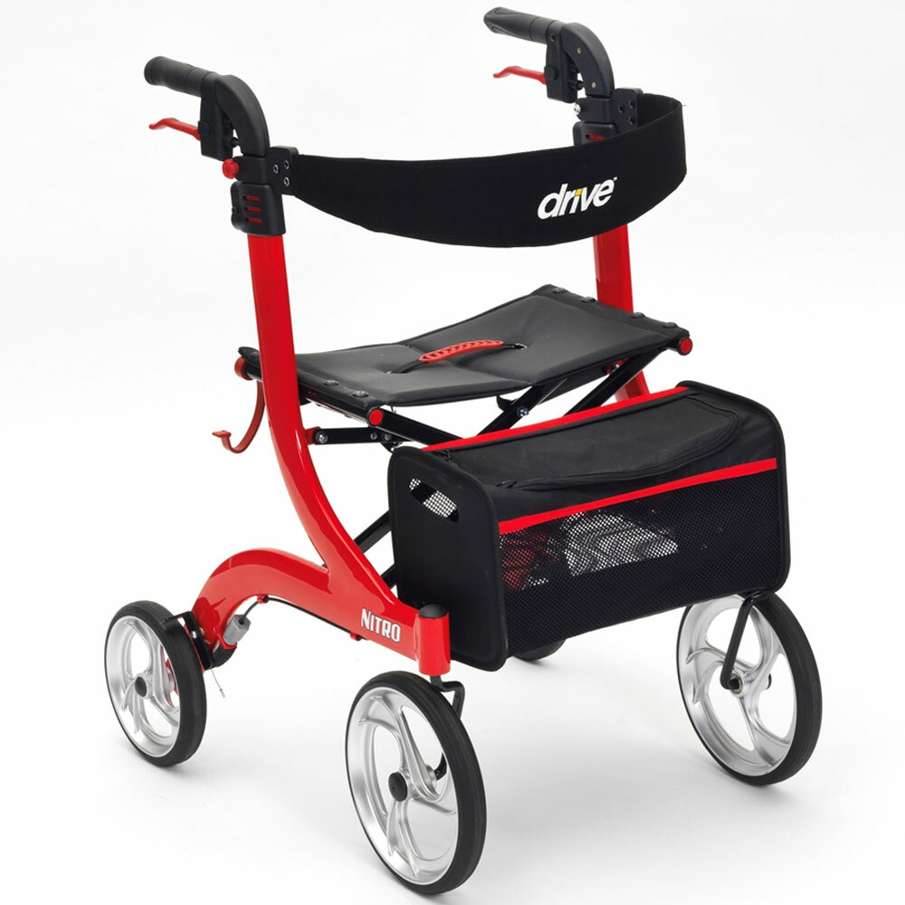 Drive Nitro Rollator Red - RTL10266 5060266848742 | eBay
