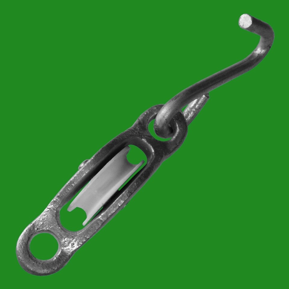 Washing Line Parts Galvanised Cleat, Plate Hook, Wheel Hooked Pulley ...