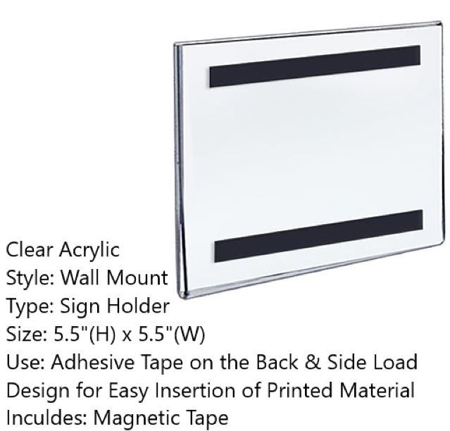 Wall Mounted Acrylic Signs Acrylic Wall Mount Sign Holder