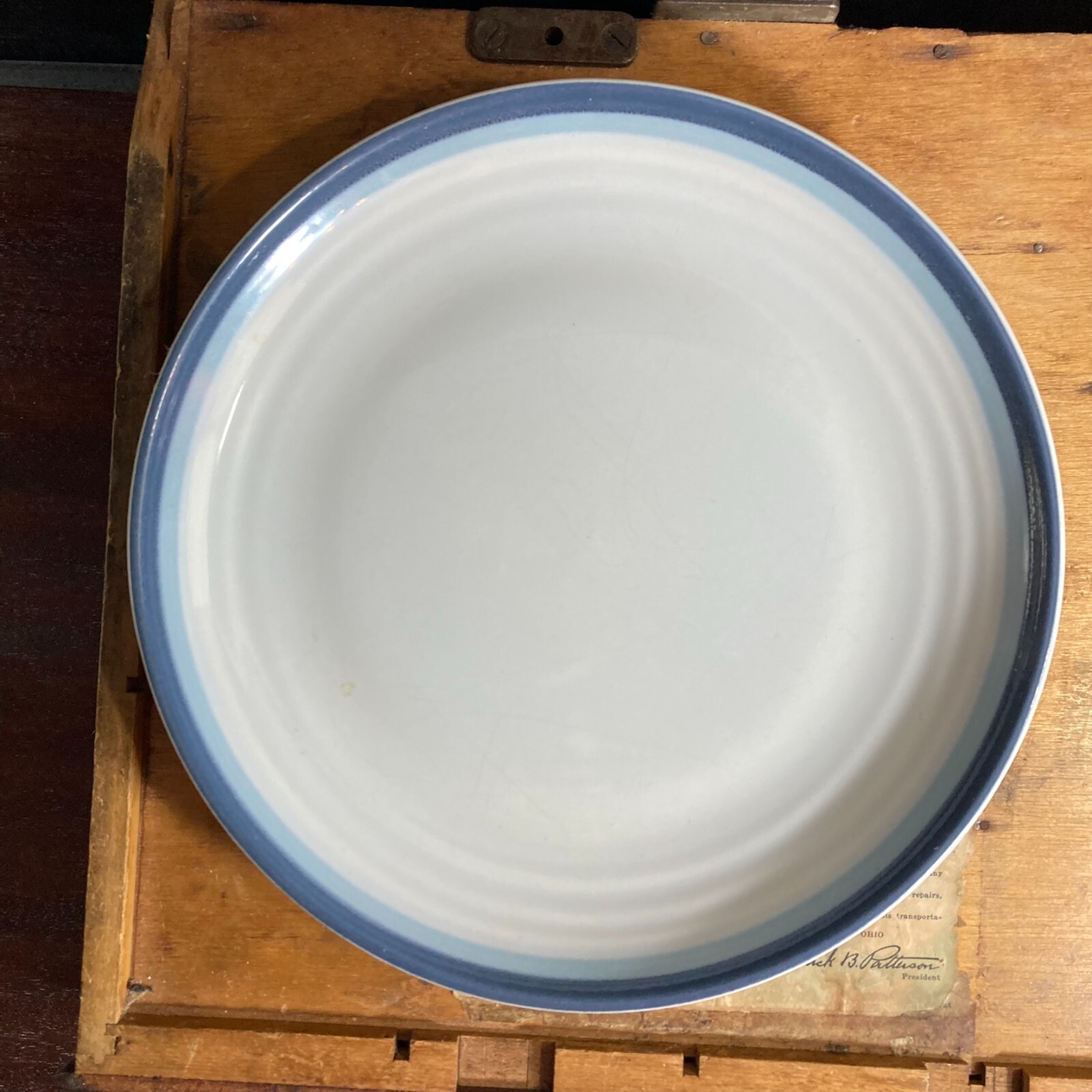 Pfaltzgraff Sky Various Pieces Sold by Piece Dark & Light Blue Bands | eBay