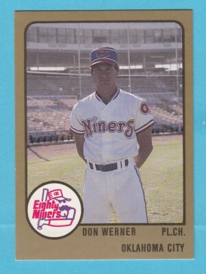 1988 Pro Card Minor League - Don Werner - Oklahoma City - Box 207 | eBay