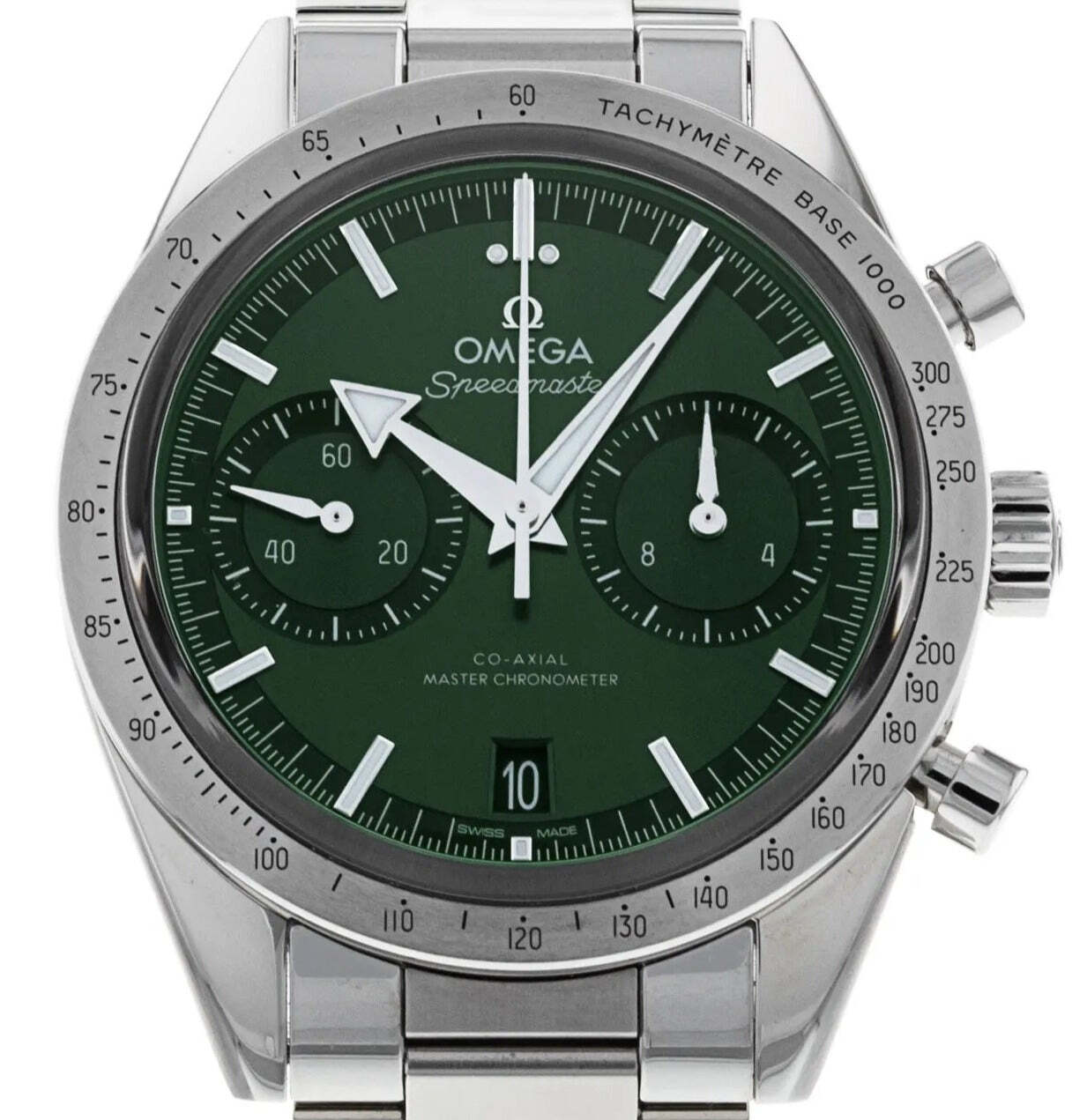 Omega Speedmaster '57 Green Chronograph 40.5mm 332.10.41.51.10.001 | eBay