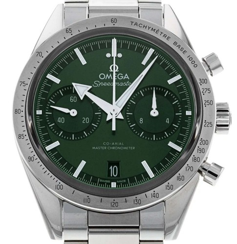 Omega Speedmaster '57 Green Chronograph 40.5mm 332.10.41.51.10.001 | eBay