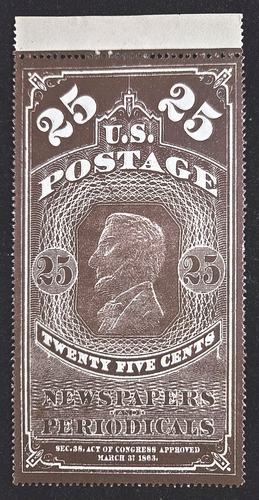 US 25c Lincoln Newspaper / Periodical Stamp | eBay