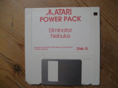 disquette atari st eliminator + nebulus | eBay