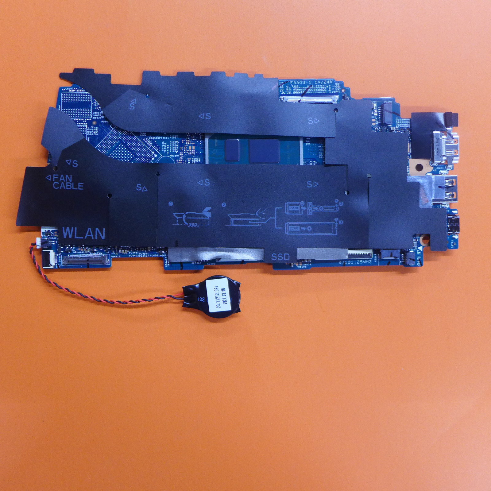 NEW Dell Inspiron 5301 Motherboard i7-1165G7 19765-1 FW9PR | eBay