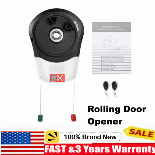 Automatic Garage Roll Up Roller 100W Door Opener Motor w/ Remote ...