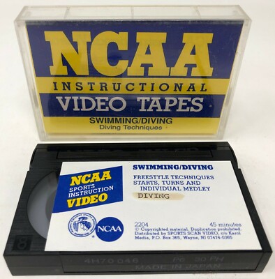 NCAA Instructional Video Tape - Swimming Diving Techniques Video 8 ...