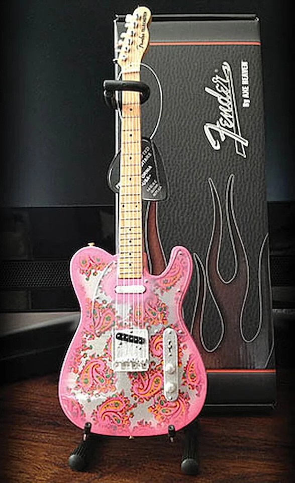 Fender(TM) Telecaster(TM) - Pink Paisley Miniature Guitar Replica ...