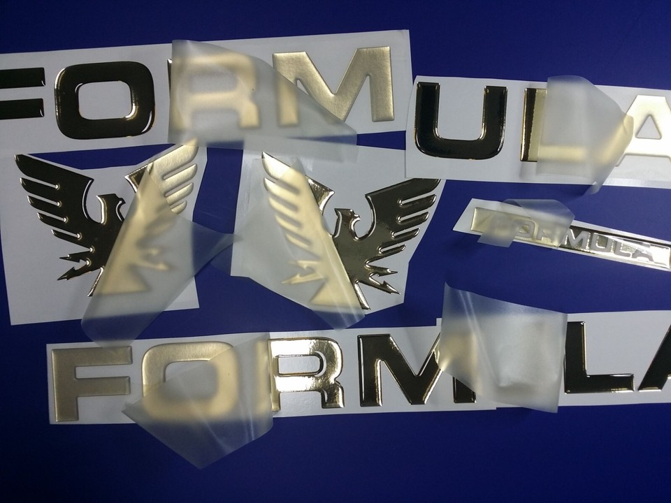 Formula Boat Emblems 23" gold + FREE FAST delivery DHL express - raised ...