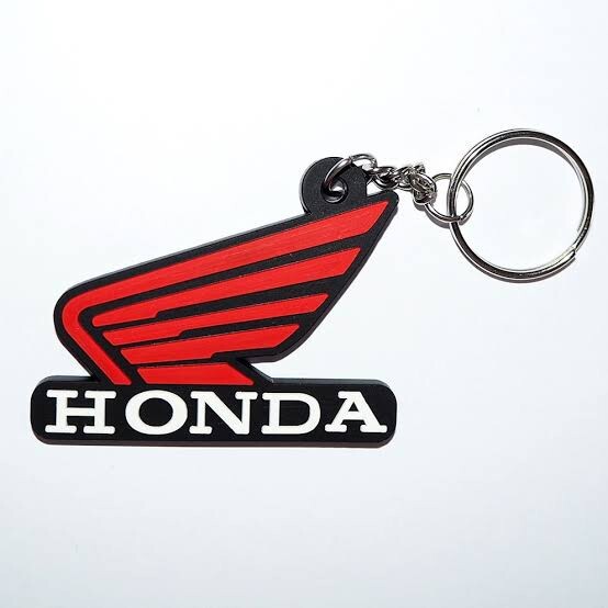 Honda Key Chain Wing Ring Rubber Motorcycle Collectable Vintage Gift ...