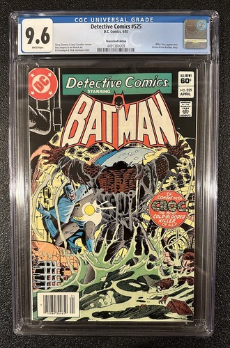 Detective Comics #525 CGC 9.6 Newsstand - Killer Croc App. - Brand New ...