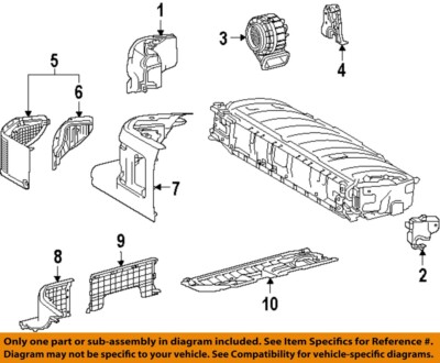 TOYOTA OEM 19-23 NX350h Electrical Battery-Grille G92DH42010 | eBay