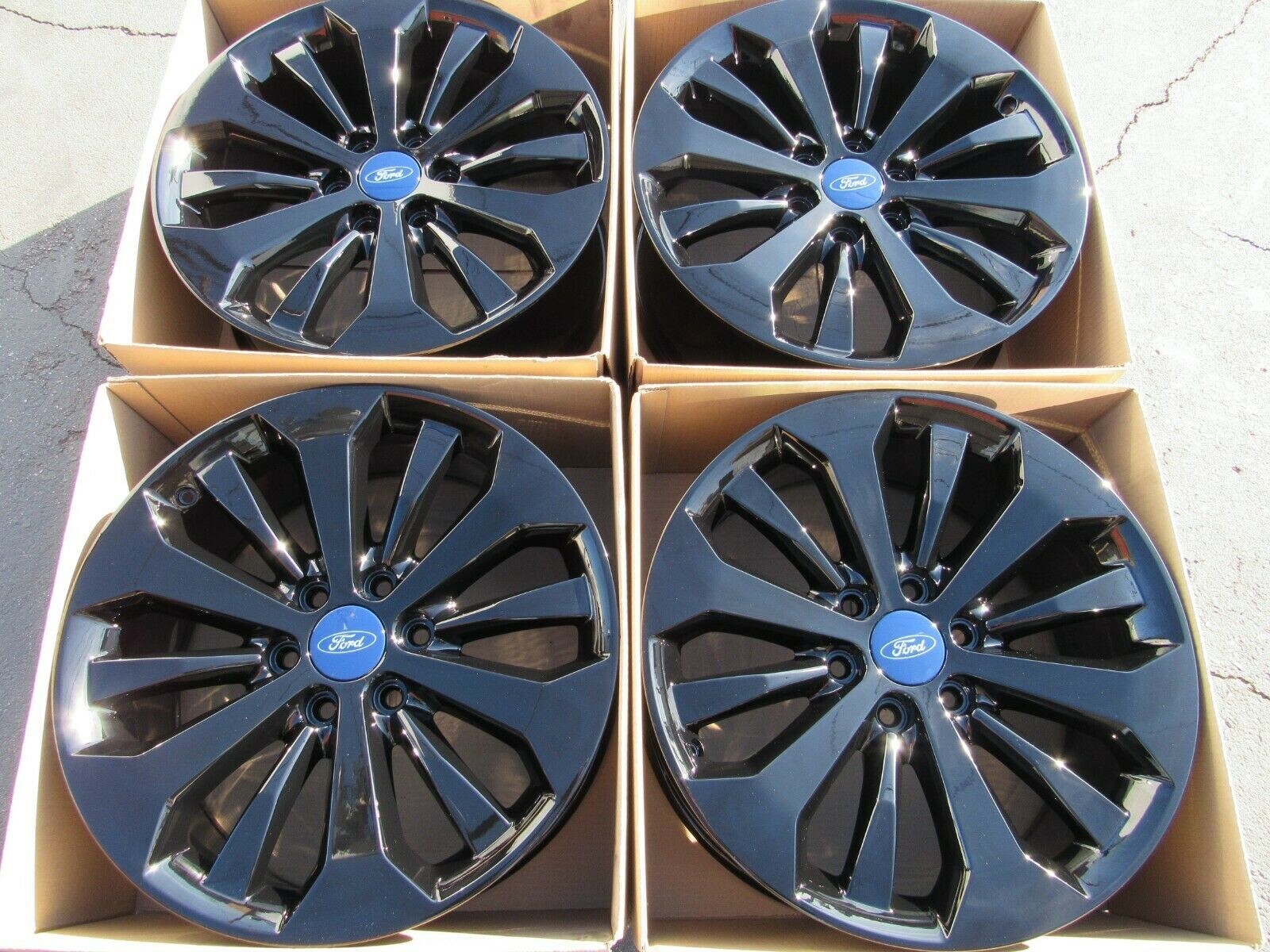 20" Ford F-150 Factory Wheels Rims Gloss Black OEM F150 10006 New | eBay