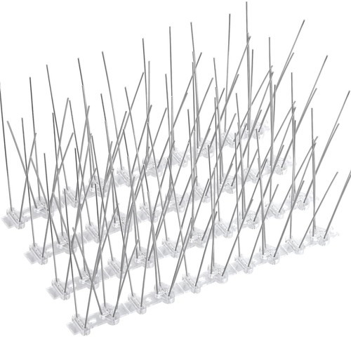 Bird Spikes, Bird Devices Outdoor of Stainless Steel for Fence ...