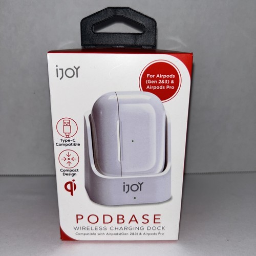 iJoy PodBase Wireless Charger For Pod Gen 2 & 3 & Pod Pro, Type C, Qi ...
