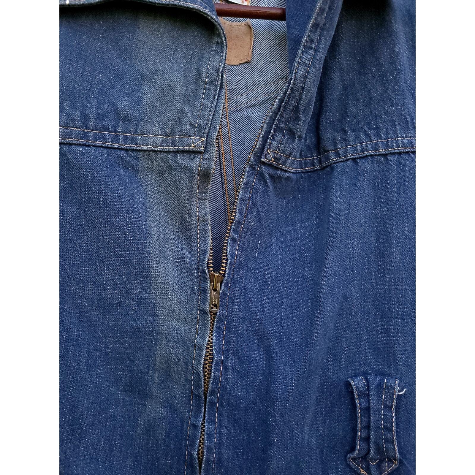 Vintage 1970s to 1980s White Tag Levi's Denim Jean Chore Jacket / Coat ...