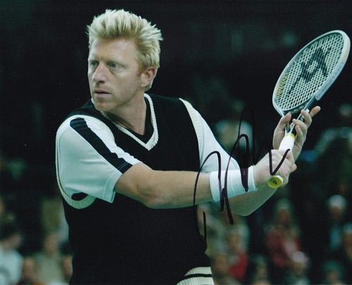 BORIS BECKER signed Autogramm 20x25cm WIMBLEDON in Person autograph COA ...