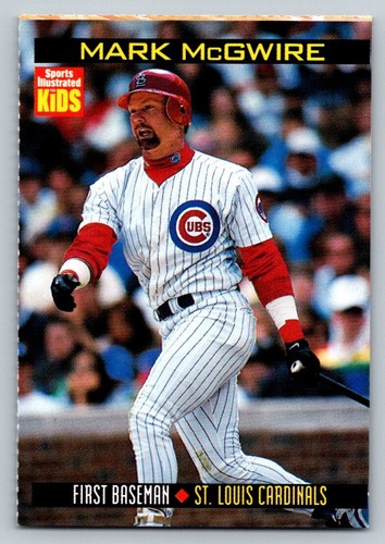 1999 SPORTS ILLUSTRATED FOR KIDS APRIL FOOLS CARD MARK MCGWIRE ST ...