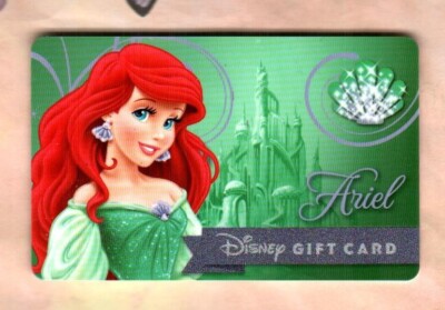 DISNEY Disney Princess, Ariel ( 2014 ) Gift Card ( $0 ) | eBay