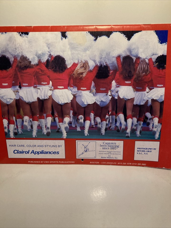 1985 USFL NJ Generals Football BRIG A DEARS Cheerleader Calendar ~ must ...