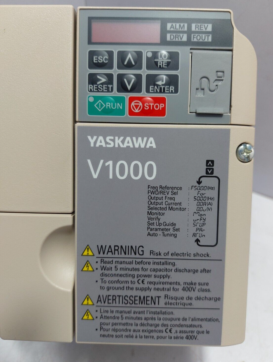 Yaskawa V1000 Ip20 55kw75kw 400v 3ph Ac Inverter Drive