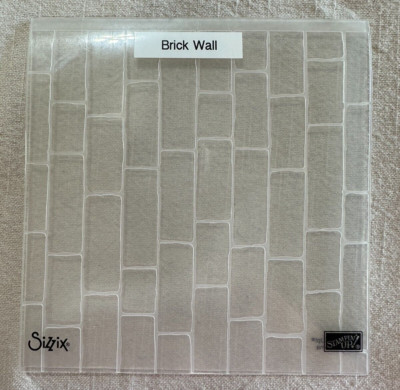 6x6" Brick Wall Textured Impressions Embossing Folder/ | eBay