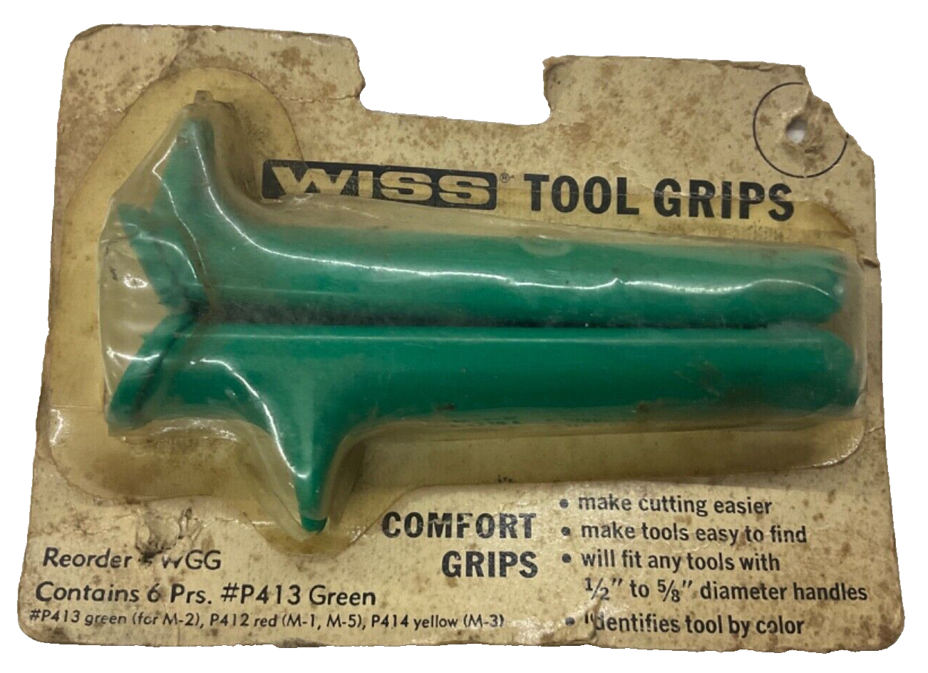 NOS! WISS TOOLS REPLACEMENT GREEN GRIPS P413 for M2 TIN SNIPS | eBay