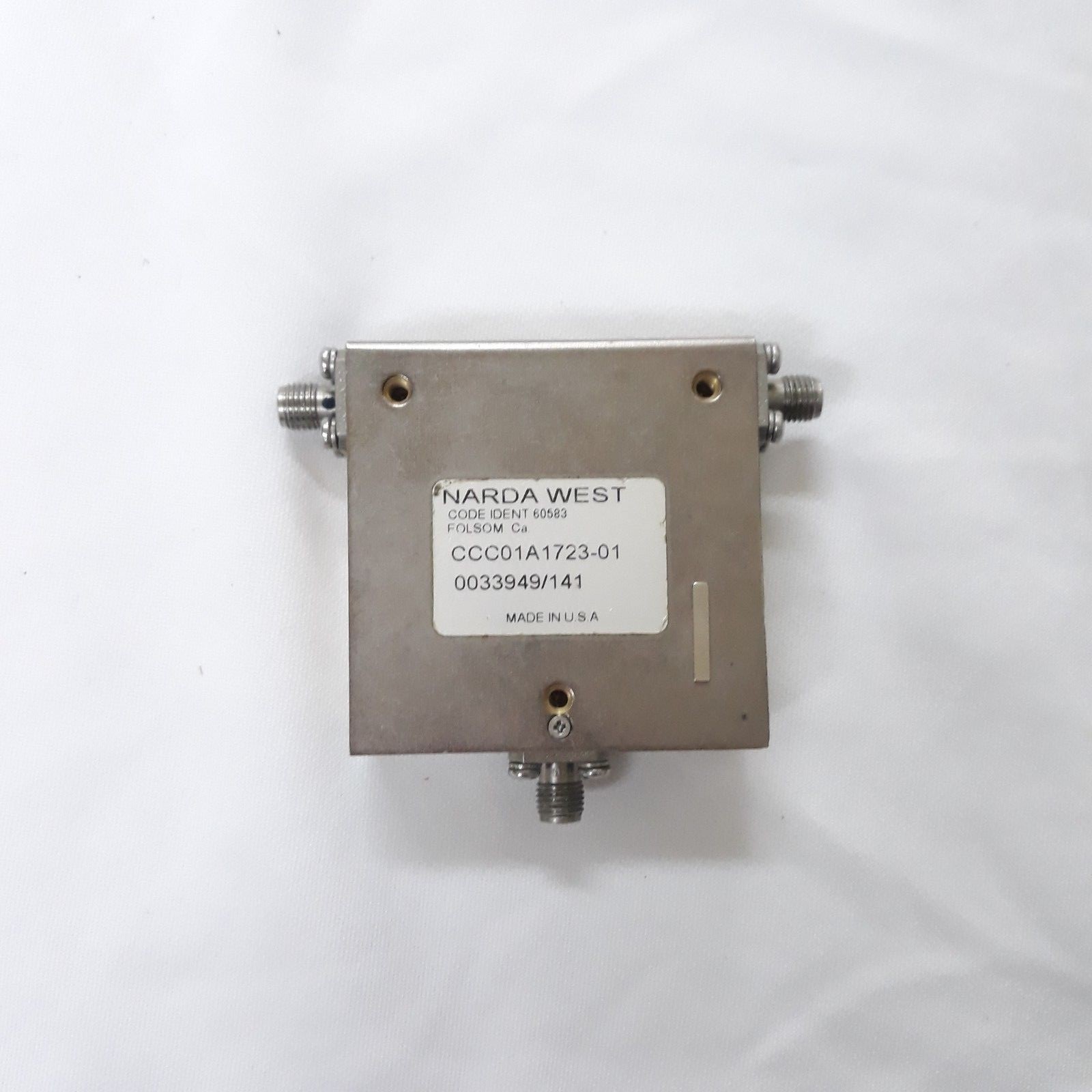Narda West 60583 Cic01a1723-01 Microwave Isolator for sale online | eBay