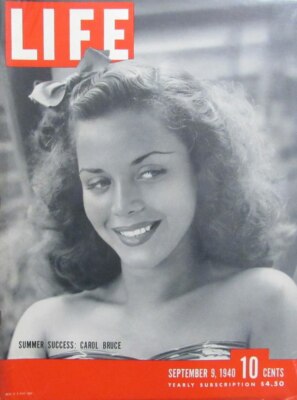Vintage LIFE Magazine September 9, 1940 - Carol Bruce Summer Success ...