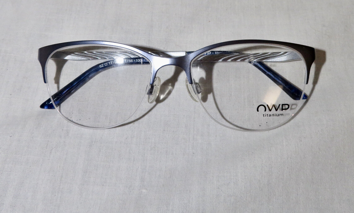 OWP - Titanium, Germany Mod 1756 eyeglasses, 52-17-135 eyewear NEW ...